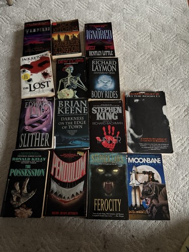 14 Vintage Paperbacks From Hell Horror Stephen King Jack Ketchum ...
