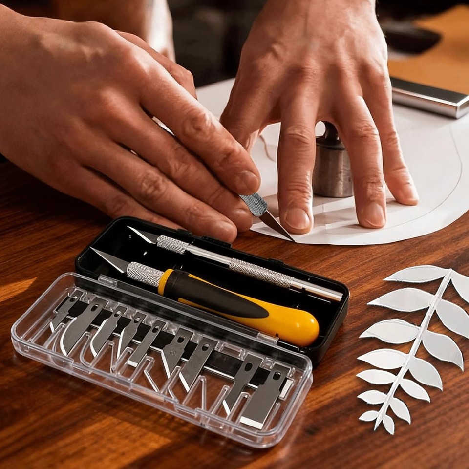 Exacto Knife Set, 16-Piece Hobby Knife & Precision Knife Set, 3-Piece ...