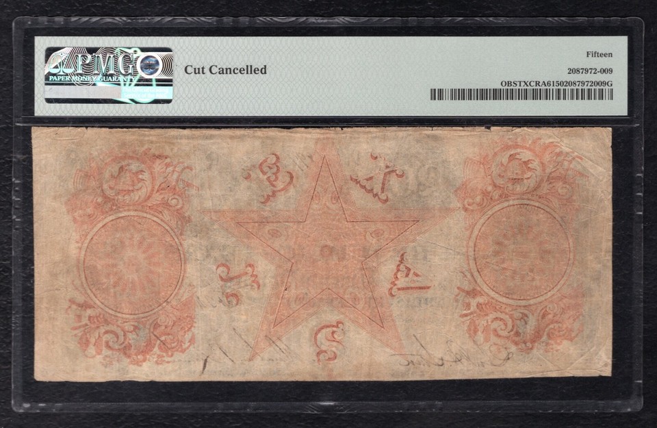 1839-41 $20 THE REPUBLIC OF TEXAS AUSTIN, TX OBSOLETE NOTE PMG CHOICE ...