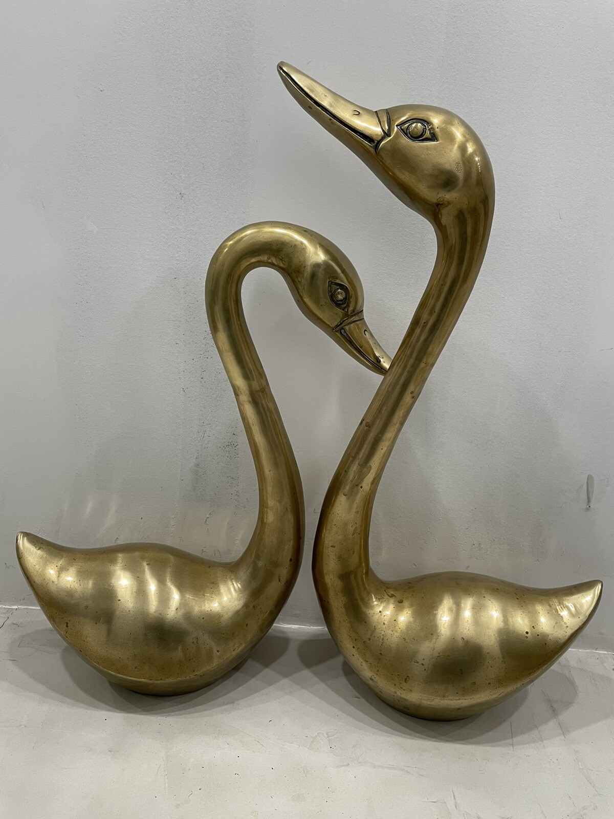 【いたします】 Large 22" Victorian Swan Planter | Ornate Vintage Antique Style ...