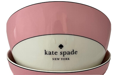 Kate Spade Rutherford Circle Blush Pink Bowls NEW (Set of 2) | eBay
