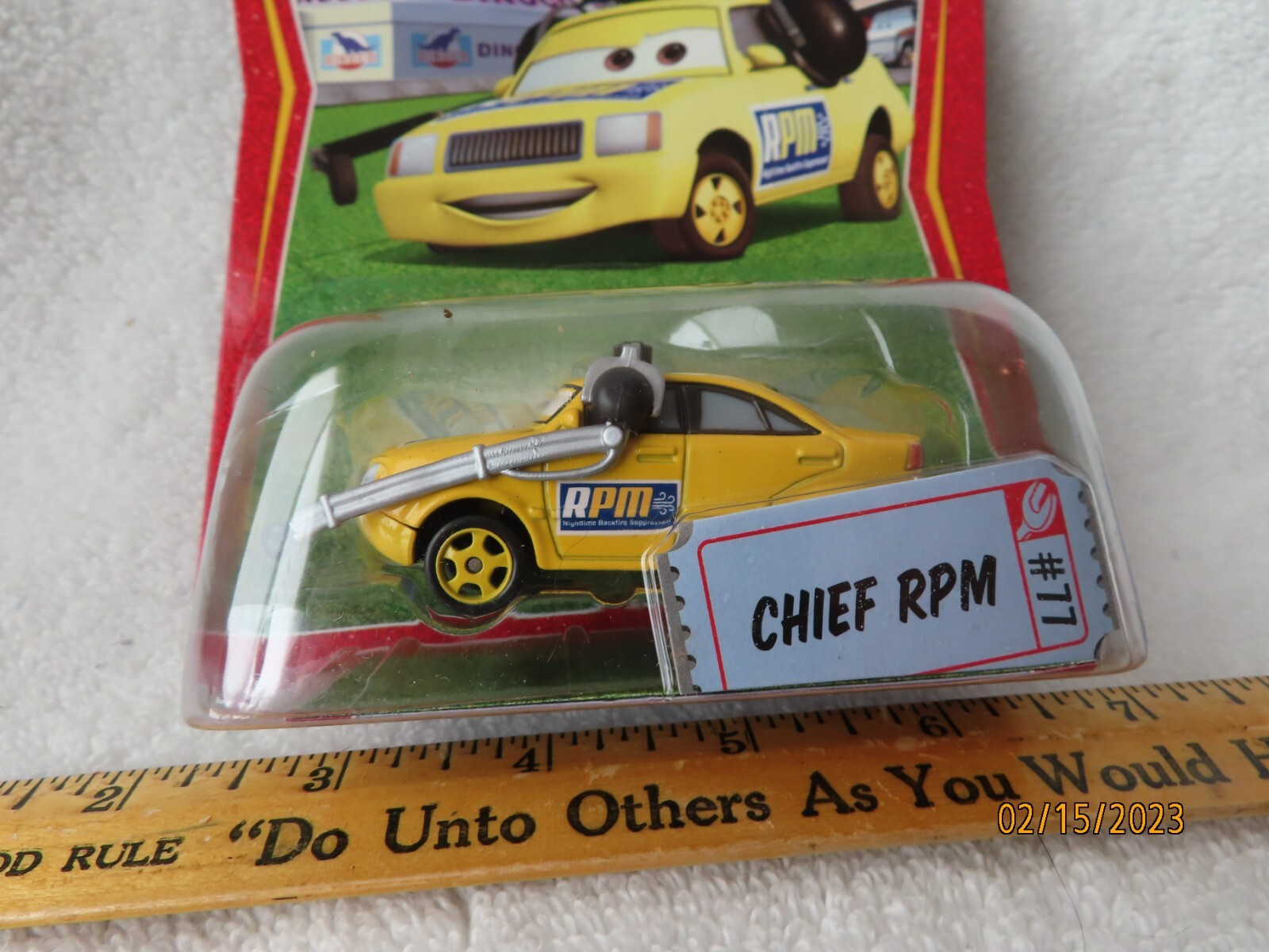 Disney Pixar Race o Rama The World Of Cars Chief RPM NEW IN PACKAGE | eBay