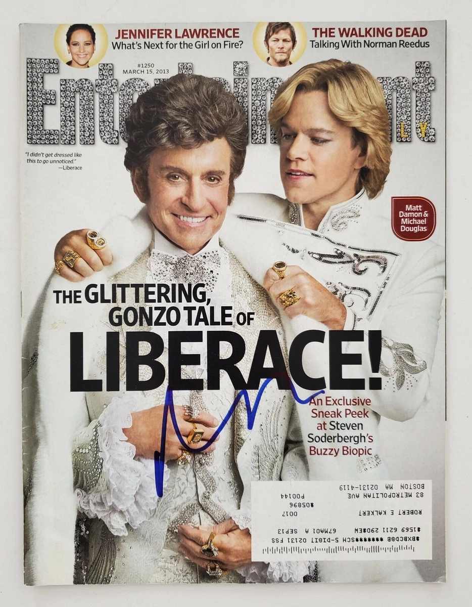 Matt Damon Behind The Candelabra Ew Cover