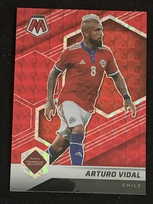 ARTURO VIDAL #165 2021-22 Panini Mosaic FIFA - HOBBY RED PARALLEL | eBay