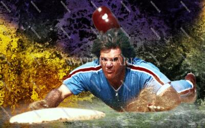 DE543 Pete Rose Head First Slide Phillies Baseball 8x10 11x14 16x20 ...