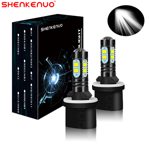 880 Bright LED Headlight Conversion Kit Fog Light 6000K White Lamp ...