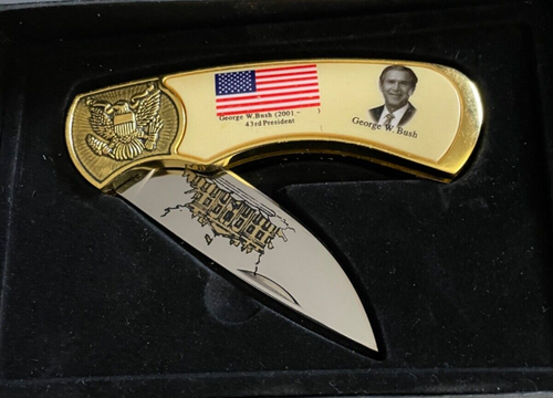 George W. Bush Collectible Commemorative Pocket Knife | eBay