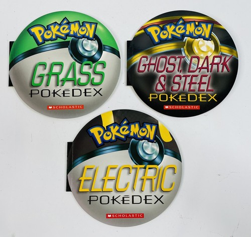Lot 3 Pokemon Experts Club Pokédex Books (2004-2005) Scholastic | eBay
