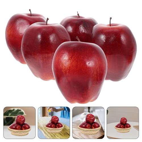 Lifelike Red Prop Set 5pcs for Home and Kitchen Decoration | eBay