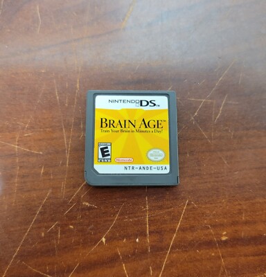 Brain Age: Train Your Brain in Minutes a Day! Nintendo DS, c-x | eBay