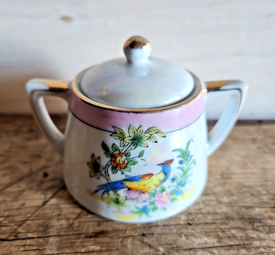 Noritake M Pink Lusterware & Gold Gilt Coffee Tea Demitasse Set 25 Pc ...