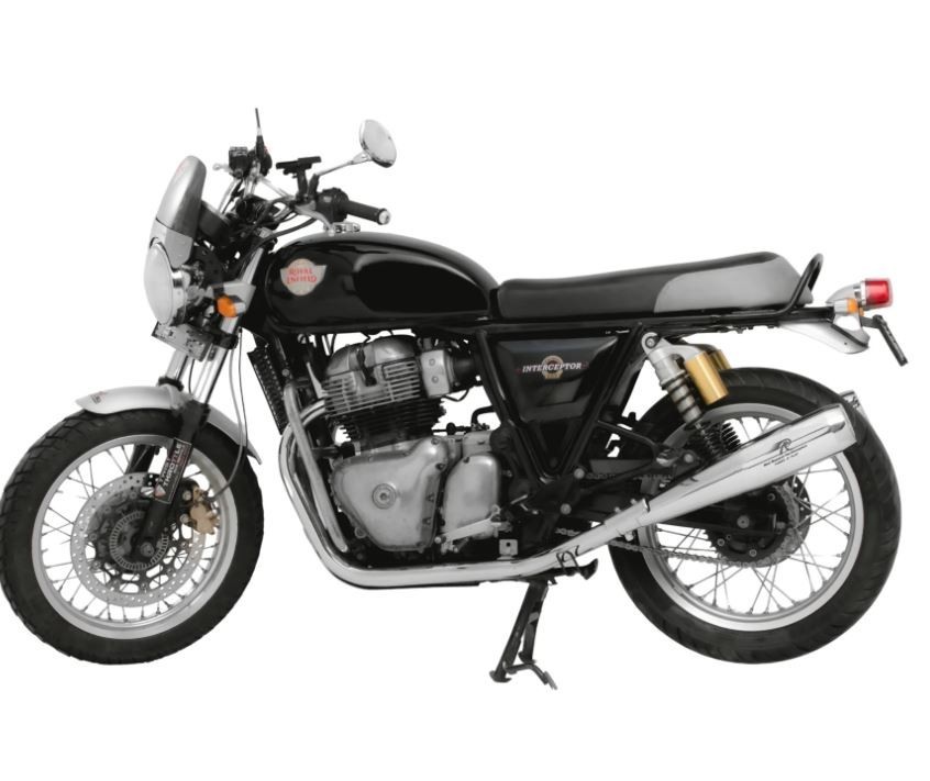 RED ROOSTER STELLAR PRO EXHAUST, MATTE FIT FOR R.E INTERCEPTOR 650 & GT ...