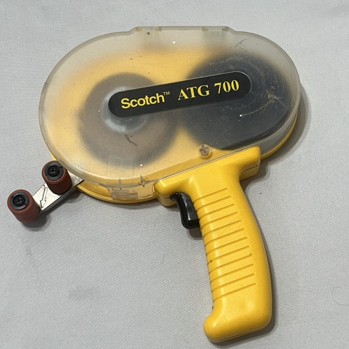 3M Scotch ATG 700 Tape Dispenser Adhesive Applicator W/ Partial Roll Or ...
