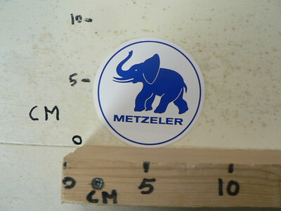 STICKER,DECAL METZELER LOGO BANDEN TYRES ROUND ELEPHANT OLIFANT | eBay
