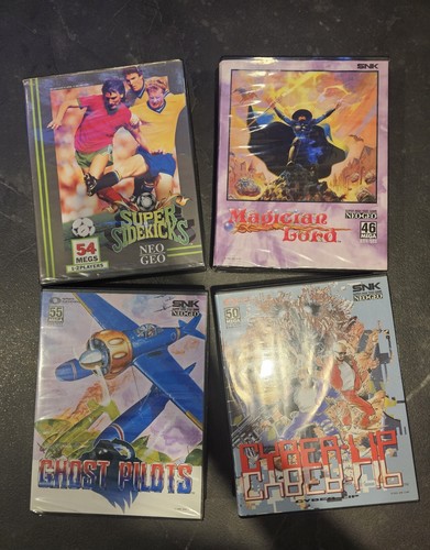 neo geo snk cartridge x4 titles | eBay