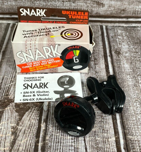 SNARK SN-6X Clip On Ukulele Tuner Chromatic Bright Display Faster Chip ...