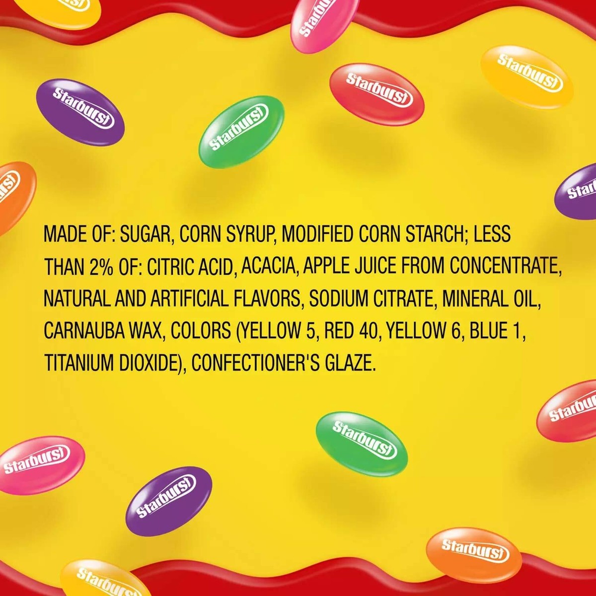 Starburst Flavors And Colors Freeze Dried Regular Starbursts