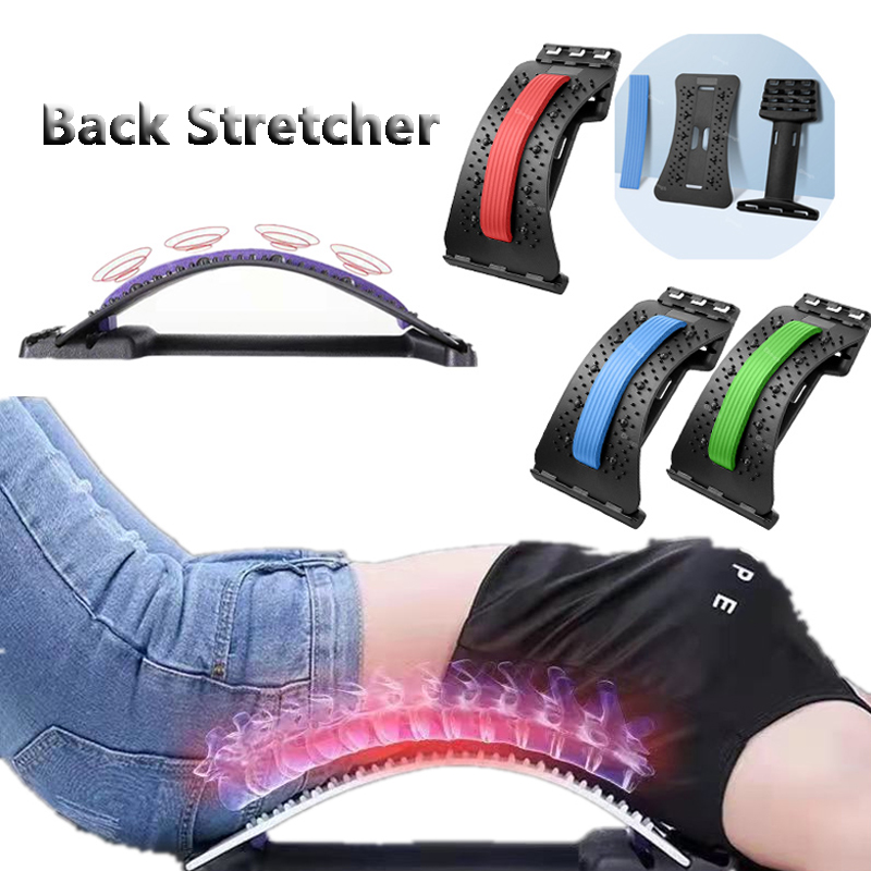 Back Stretcher Cracker Lower Relief Adjustable Refresh Neck Pains | eBay