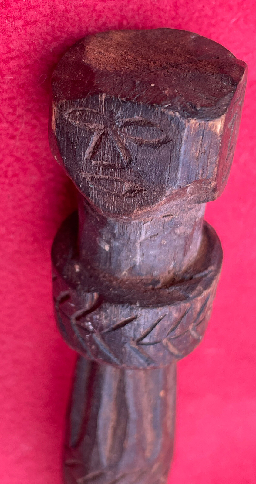 Himalayan Shaman Old Carved Wood Multi-Face Vajra Ritual Weapon ~ Nepal ...