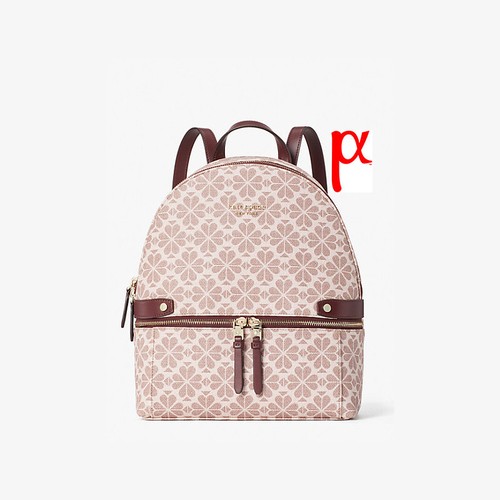Kate Spade Spade Flower Coated Canvas Day Pack Medium Backpack Pink ...