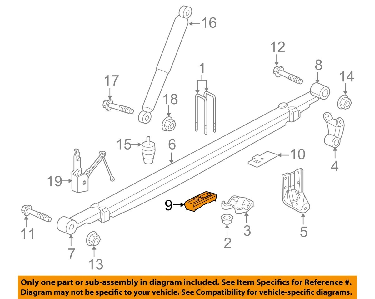 Leaf Spring Rear Suspension Diagram Ford Ranger Rear Leaf Spring | OMS