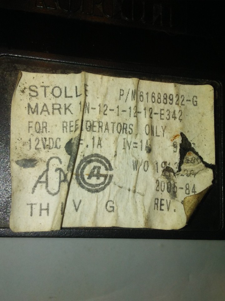 NORCOLD GAS IGNITOR CONTROL Gasliter 61688922-G | eBay