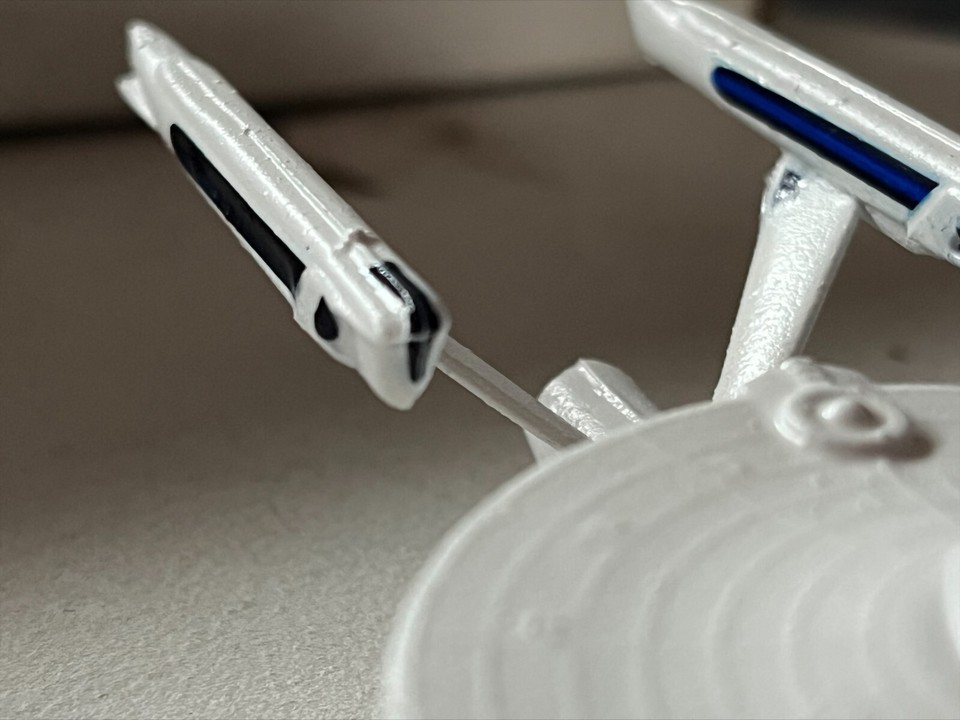 Star Trek DECALS for WARP NACELLE and PYLON GRILLS for 1:2500 scale ...