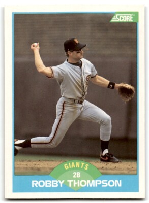 1989 Score Robby Thompson San Francisco Giants #172 | eBay
