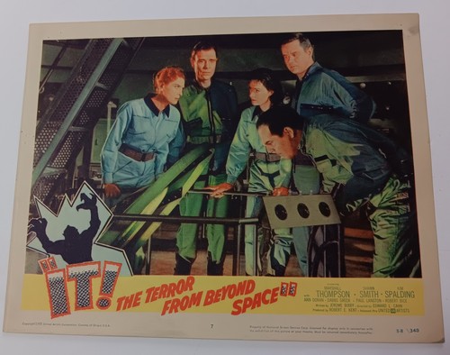 IT! TERROR FROM BEYOND SPACE 1958 Original Movie Lobby Card &Program ...