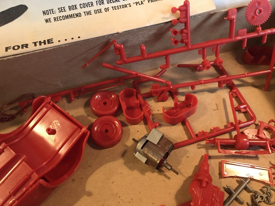 Lindberg Flower Buggy Model Kit Vintage Assembly Sheet Instructions ...