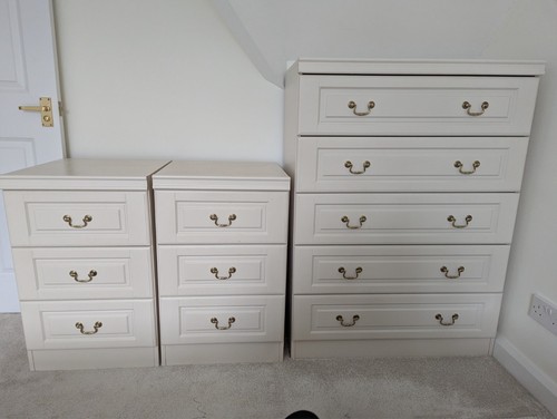 3 x matching chest of drawers - 1 large and 2 small | eBay UK