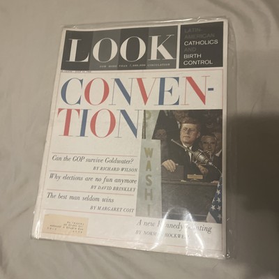 Look Magazine July 14 1964 Convention Catholics & Birth Control Kennedy ...