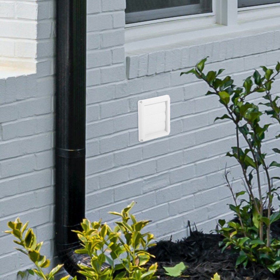 Louvered Dryer Vent Cover Dryer Air Vent Exterior Wall Outside Dryer ...