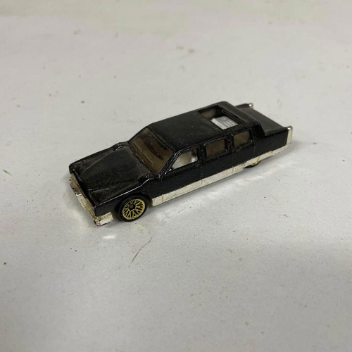 Vintage Hot Wheels 1990 Black Limo Cadillac White Interior Used - HN | eBay
