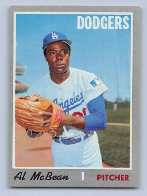 1970 AL McBEAN - Topps Baseball Card # 641 - LOS ANGELES DODGERS | eBay