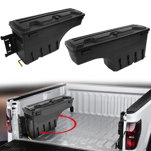 Left + Right Side For 2015-2022 Ford F150 Truck Bed Swing Storage Box ...
