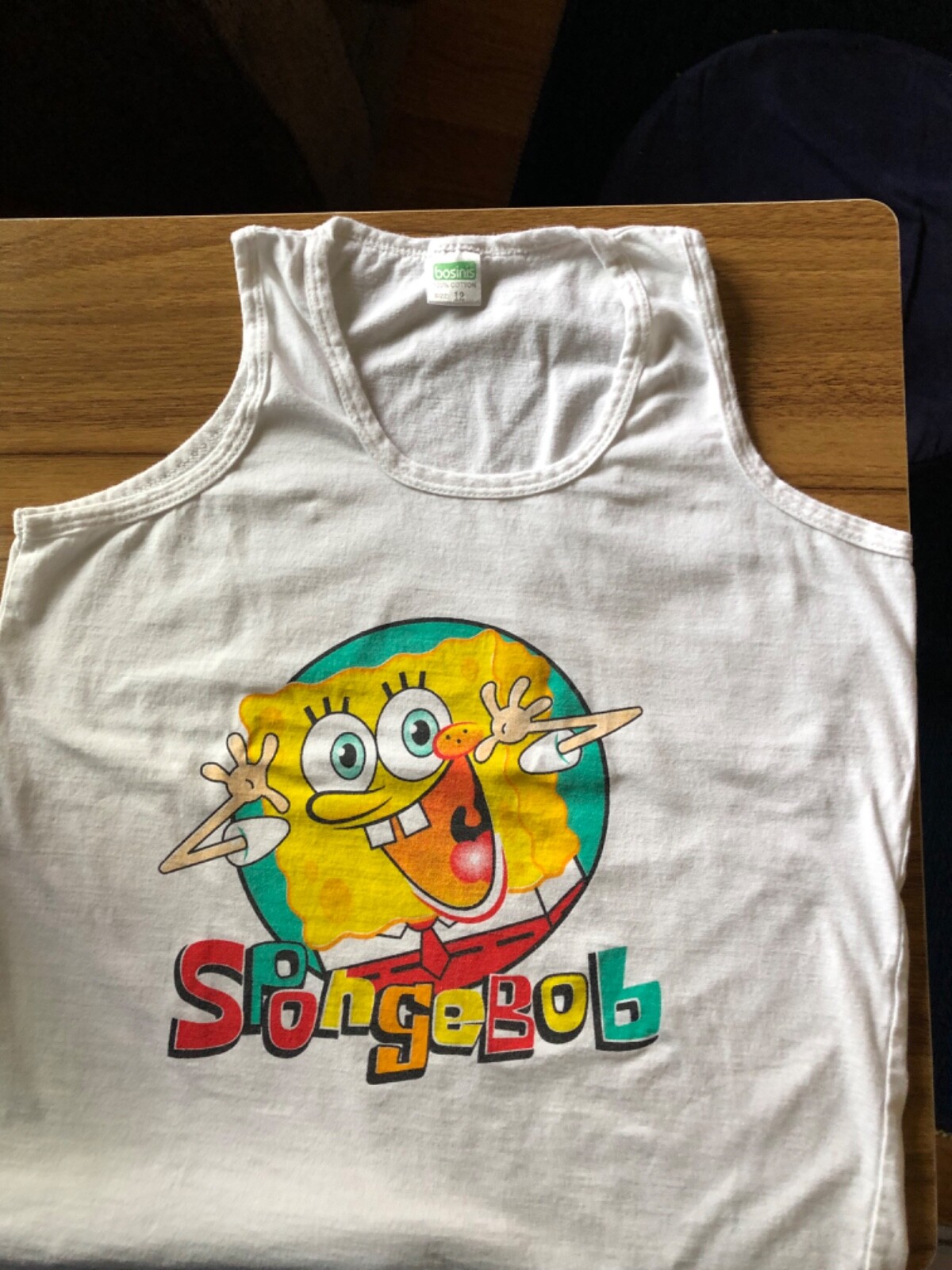 PREOWNED KIDS SPONGEBOB TANK TOP SIZE 12 | eBay