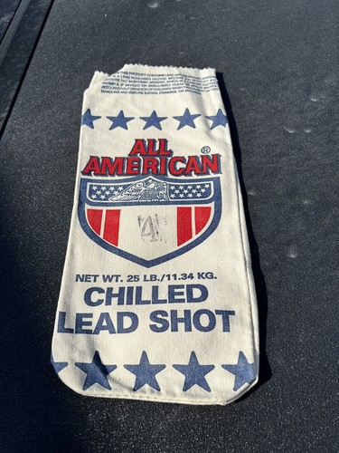 1…All American, #4 Shot, Hard Lead Shot, Vintage Canvas Empty Bag | eBay