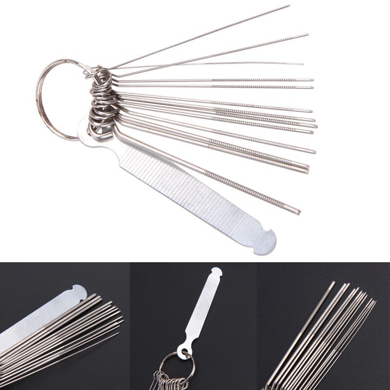 Guitar Slotting Bridge Pin Hole Slot File Kit Saw Rods Filing Set ...