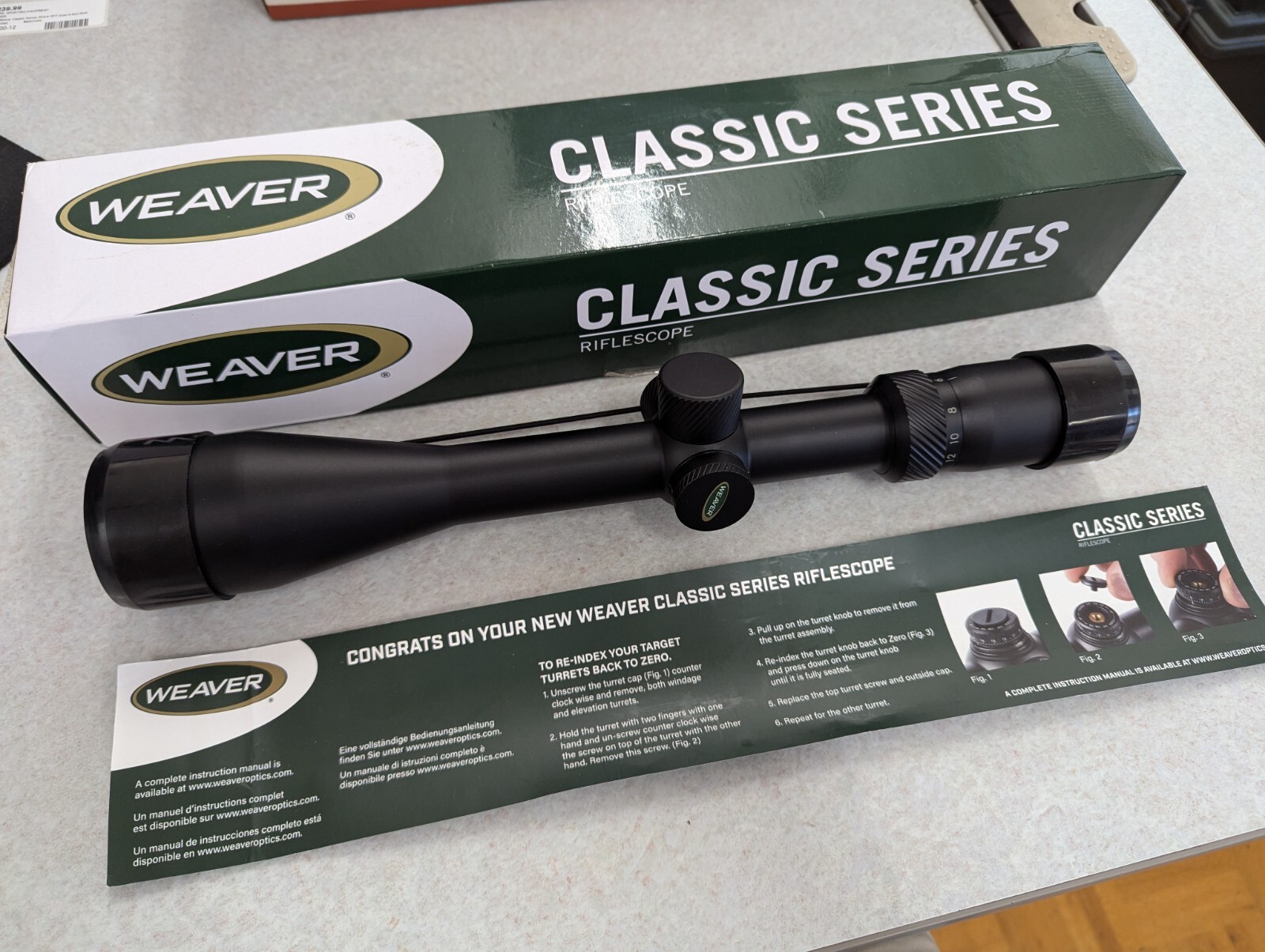 Weaver Classic Series 6-24x50mm 30mm SFP Dual X Reticle | eBay