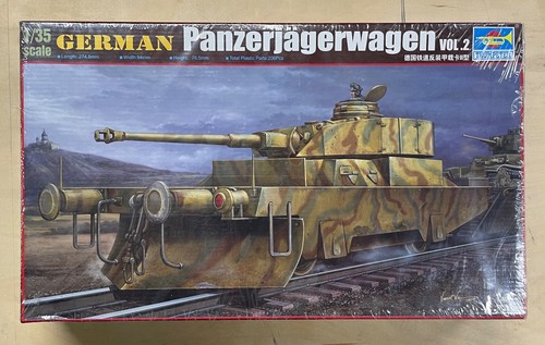Trumpeter 1/35 German Panzerjagerwagen Variant II Armored Railcar ...