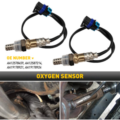 2pcs Upstream & Downstream 02 O2 Oxygen Sensor for 06-2009 Chevrolet ...