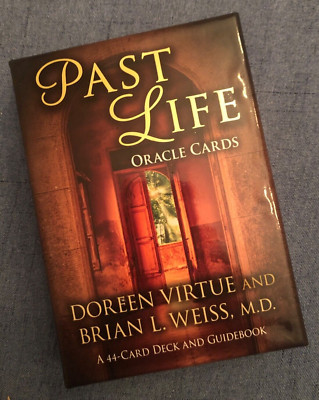 💕Past Life Oracle Cards Doreen Virtue Brian Weiss Guidebook/ 44 Card ...