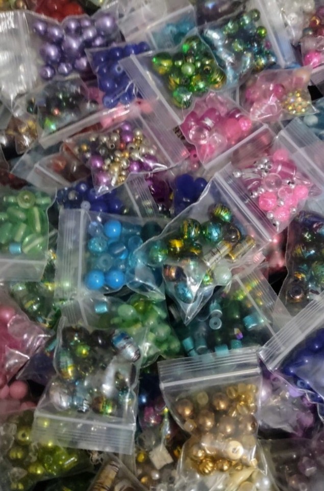 bead lots jewelry making lot (12x) packages-loose beads. Nice quality ...