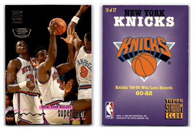 1993-94 Stadium Club Members Only Super Teams #18 - New York Knicks | eBay