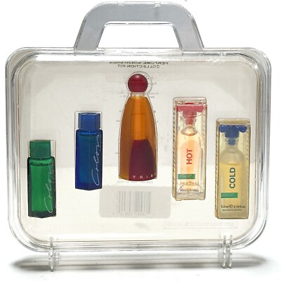 Vintage Benetton Eau De Toilette Mini Perfume Cologne SET COLORS TRIBU ...