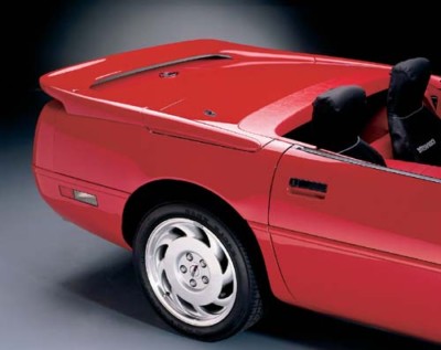 1986-96 C4 Corvette Convertible Rear Spoiler SJ Wing ACI Fiberglass ...