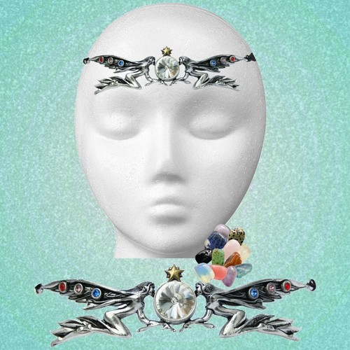 TITANIA'S STAR by Briar - Tiara Handfasting Wedding Prom Head FREE GEM ...