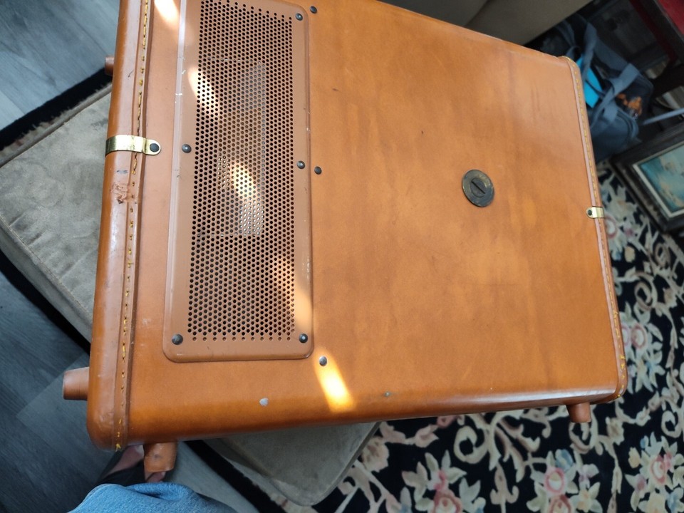 Vintage Ampex 620 Power Amplifier Built Into A Suitcase/Carrying Case ...