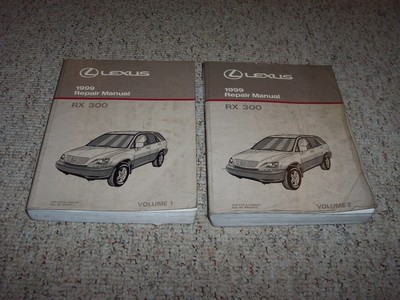1999 Lexus RX300 RX 300 Shop Service Repair Manual Luxury Crossover 3 ...